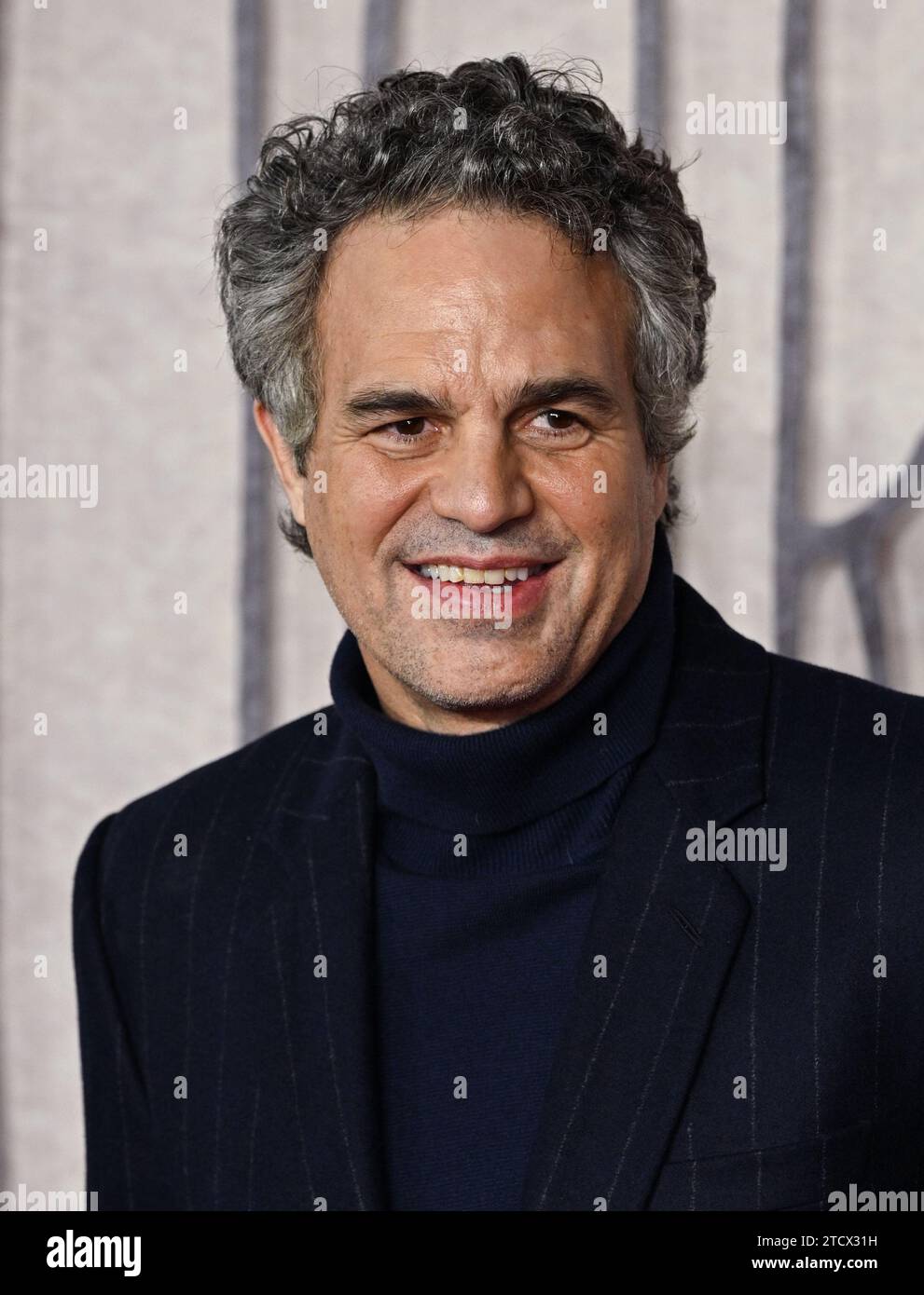 London, UK. December 14th, 2023. Mark Ruffalo arriving at the Poor ...