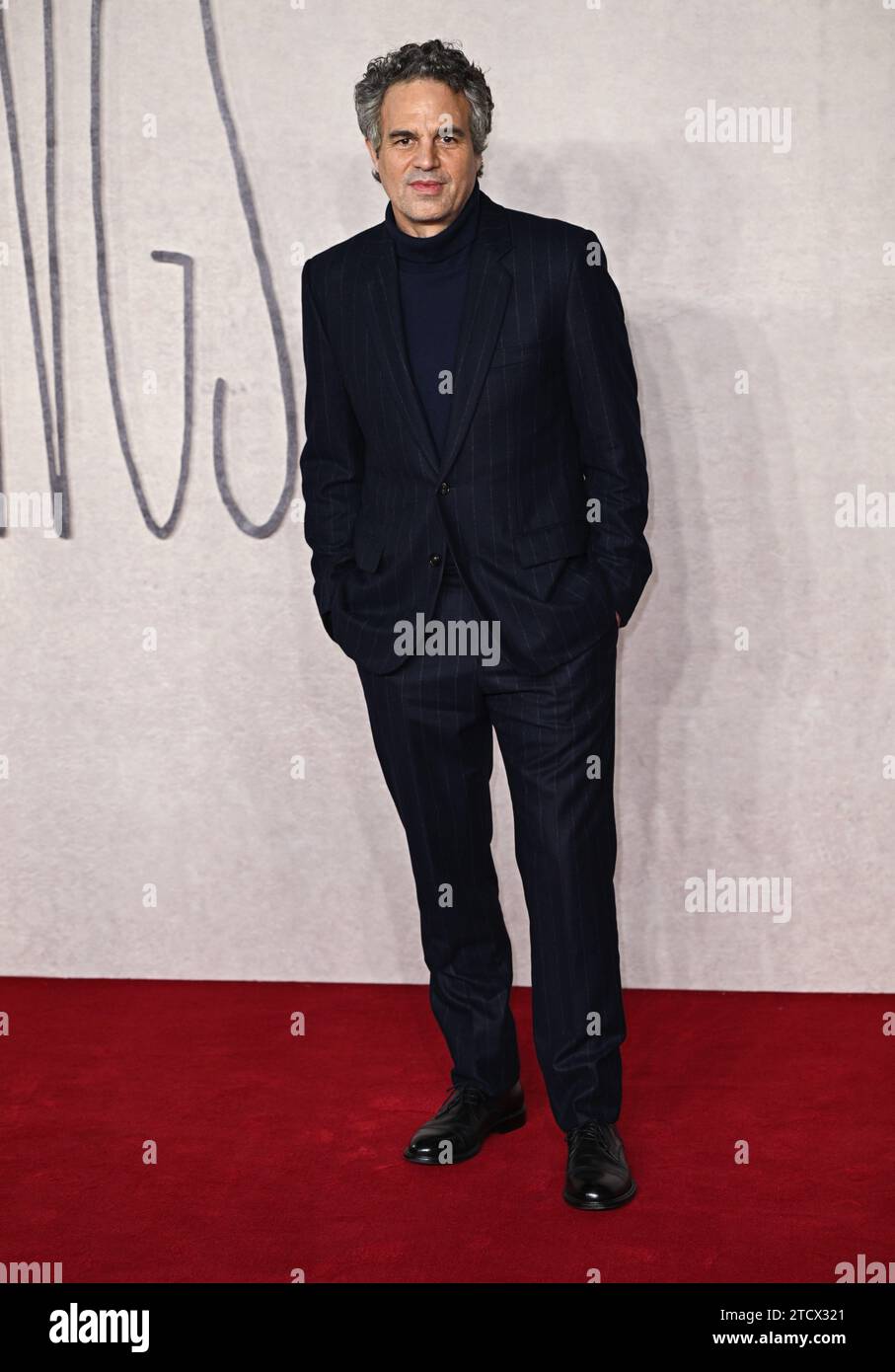 London, UK. December 14th, 2023. Mark Ruffalo arriving at the Poor ...