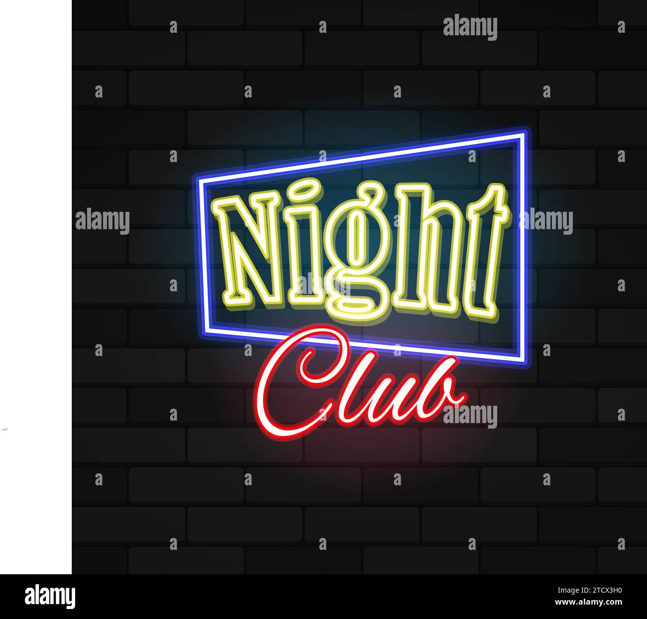Night Club neon sign vector. Night Club design template neon sign ...