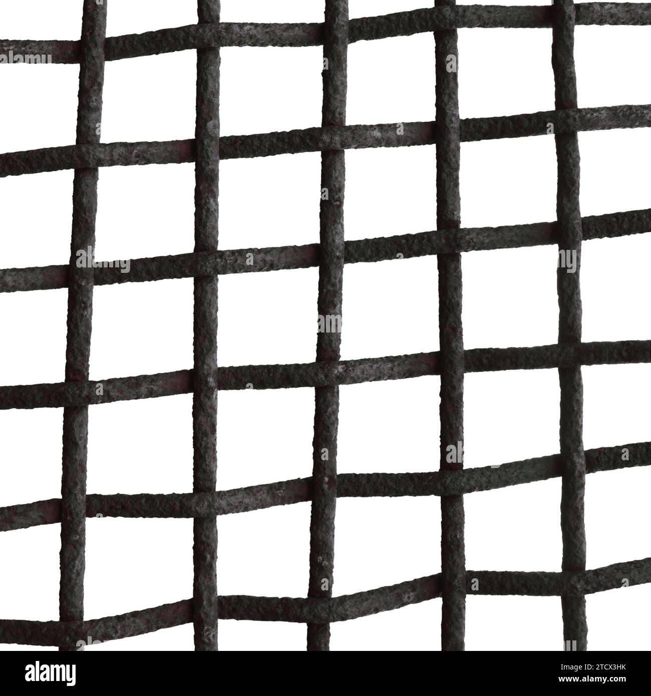 Old Aged Weathered Rusty Wire Mesh Grid Cage Fence Grating Pattern ...