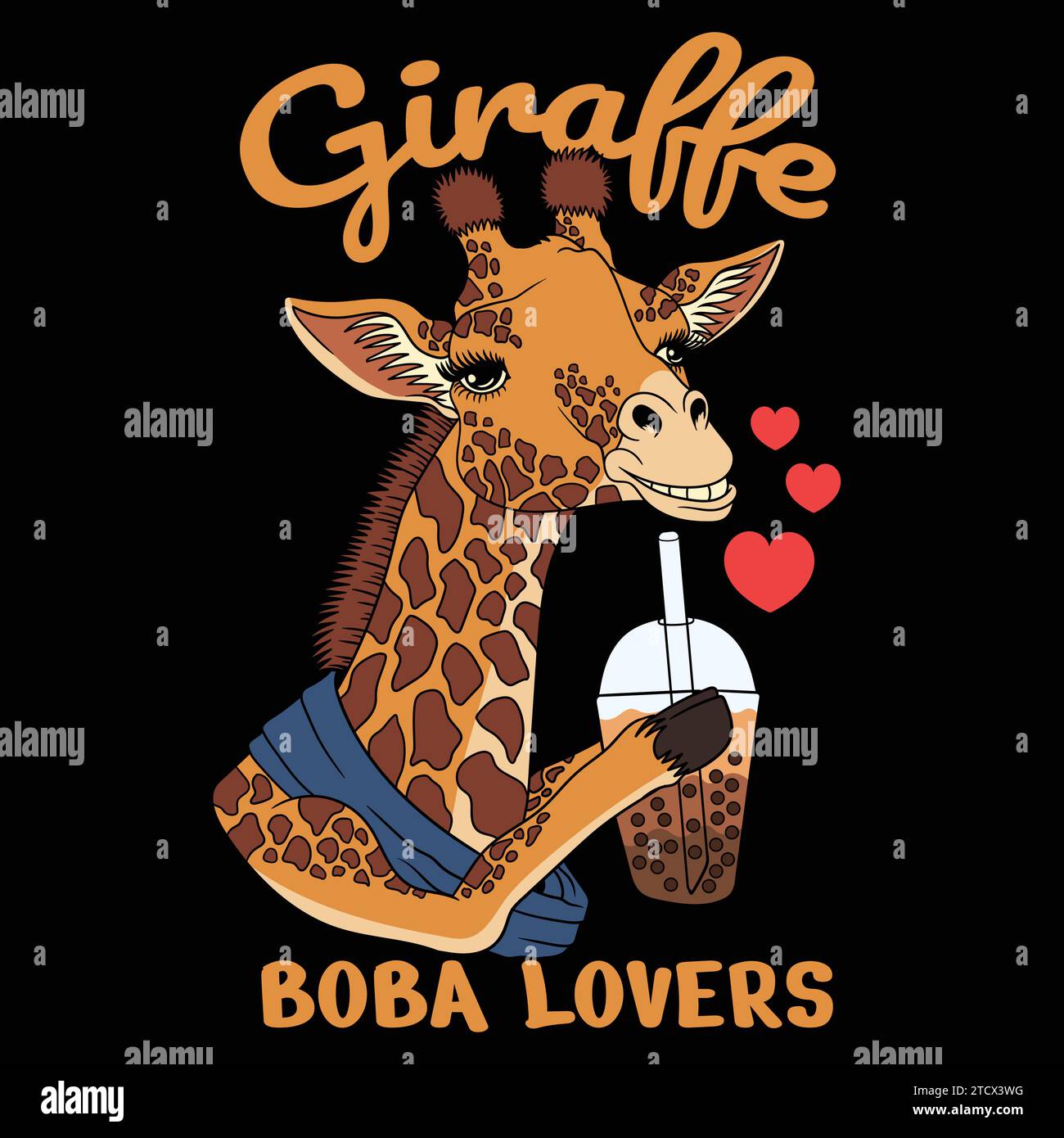 Bubble tea logo Stock Vector Images - Alamy