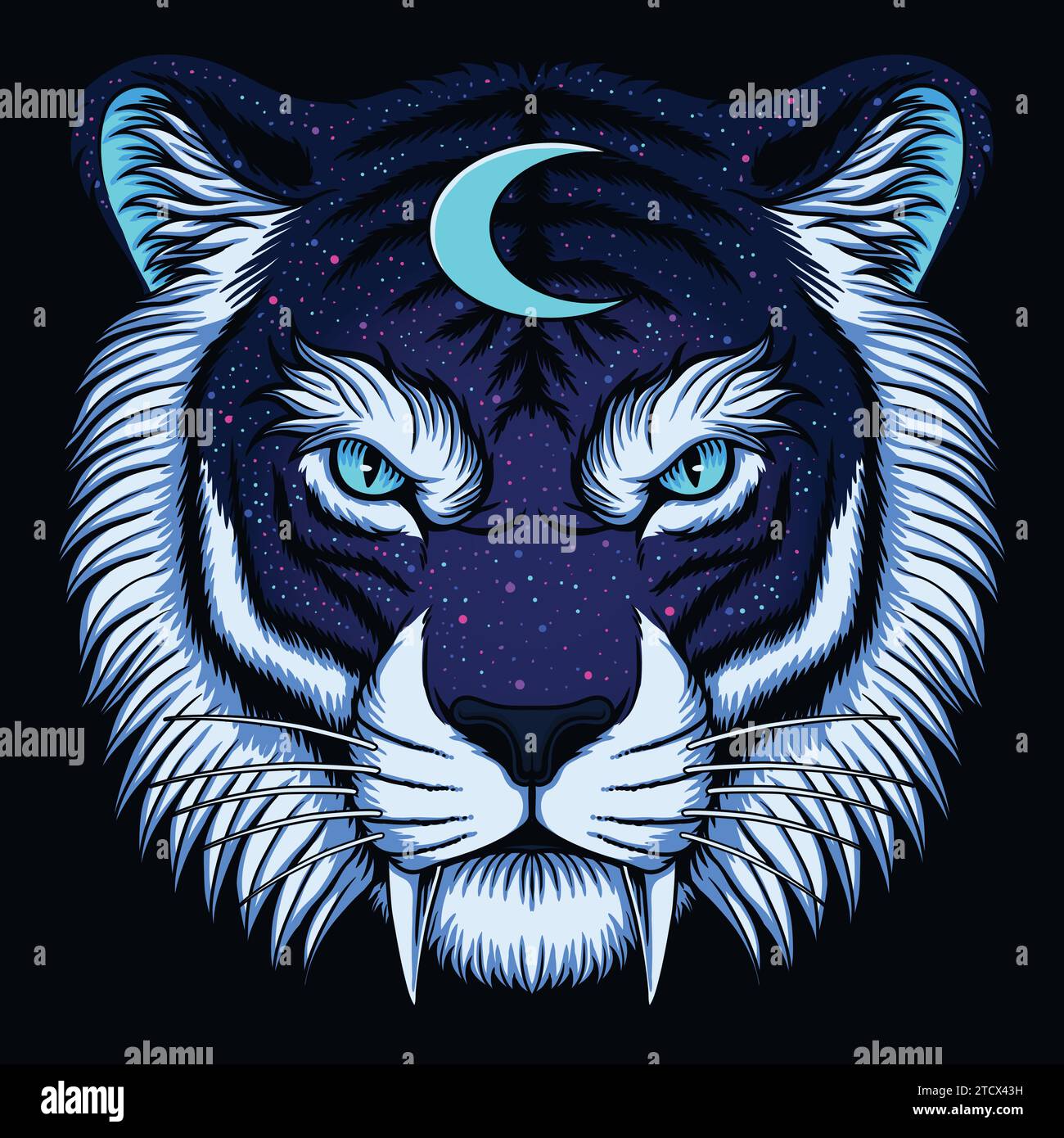 Moon tiger hi-res stock photography and images - Alamy