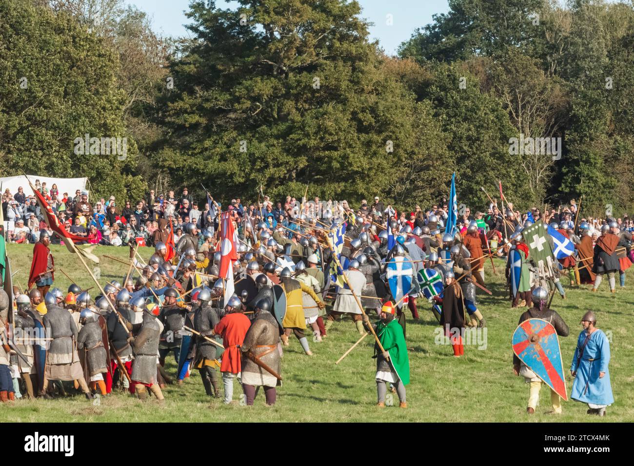 England, East Sussex, Battle, The Annual October Battle of Hastings Re ...