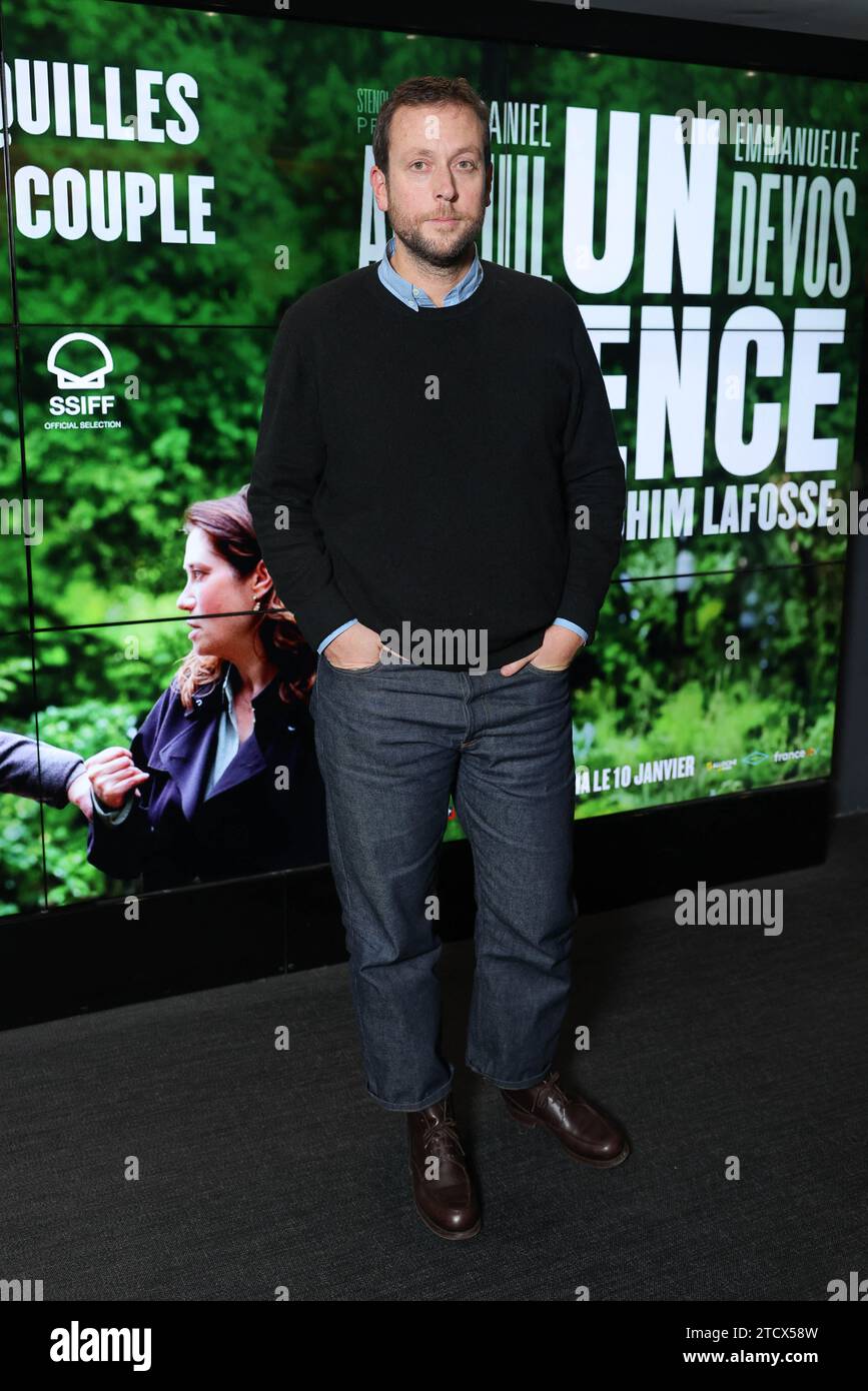 Paris, France. 14th Dec, 2023. Emmanuelle Devos and Director Joachim ...
