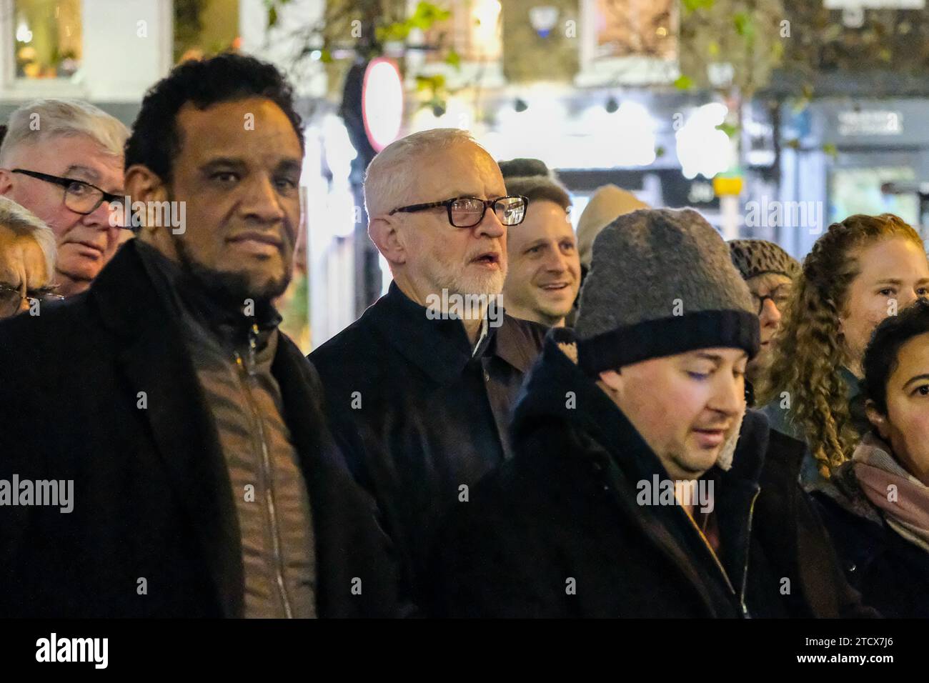 London, UK. 14th December, 2023. A solidarity event attended by MPs ...