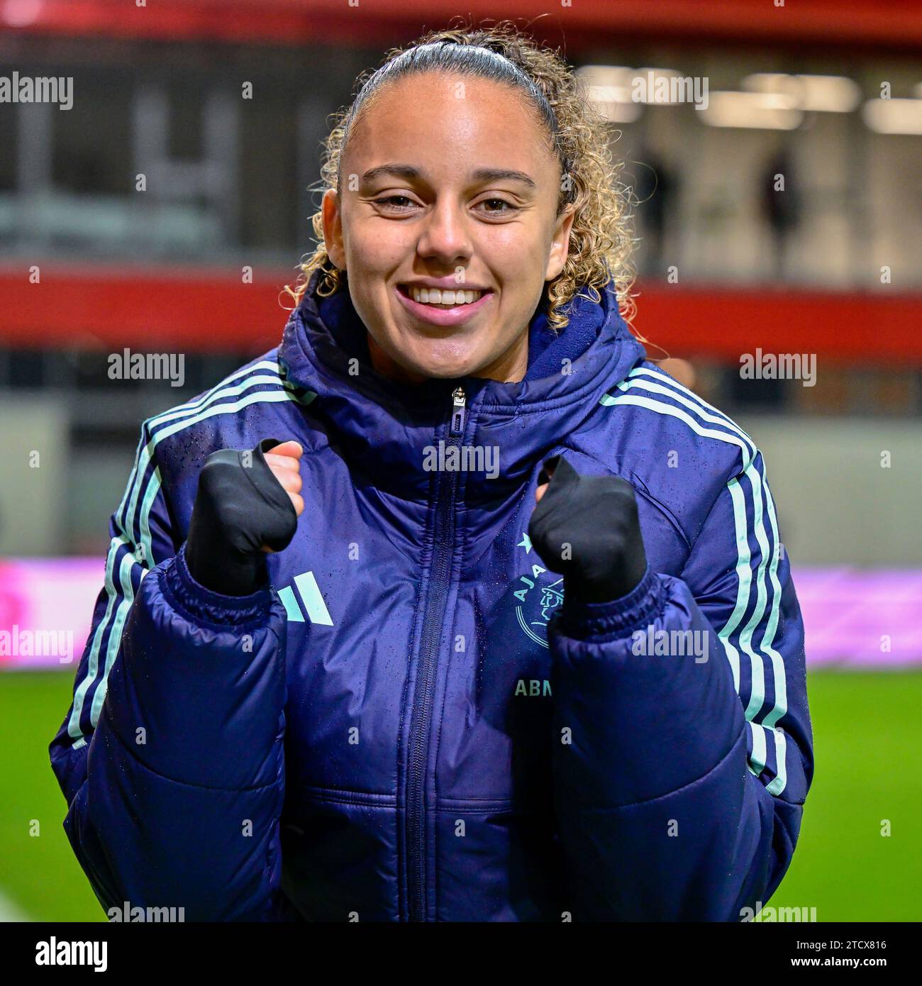 Torschützing zum 1:1-Ausgleich Chasity GRANT (Ajax, 15) in Jubelpose ...