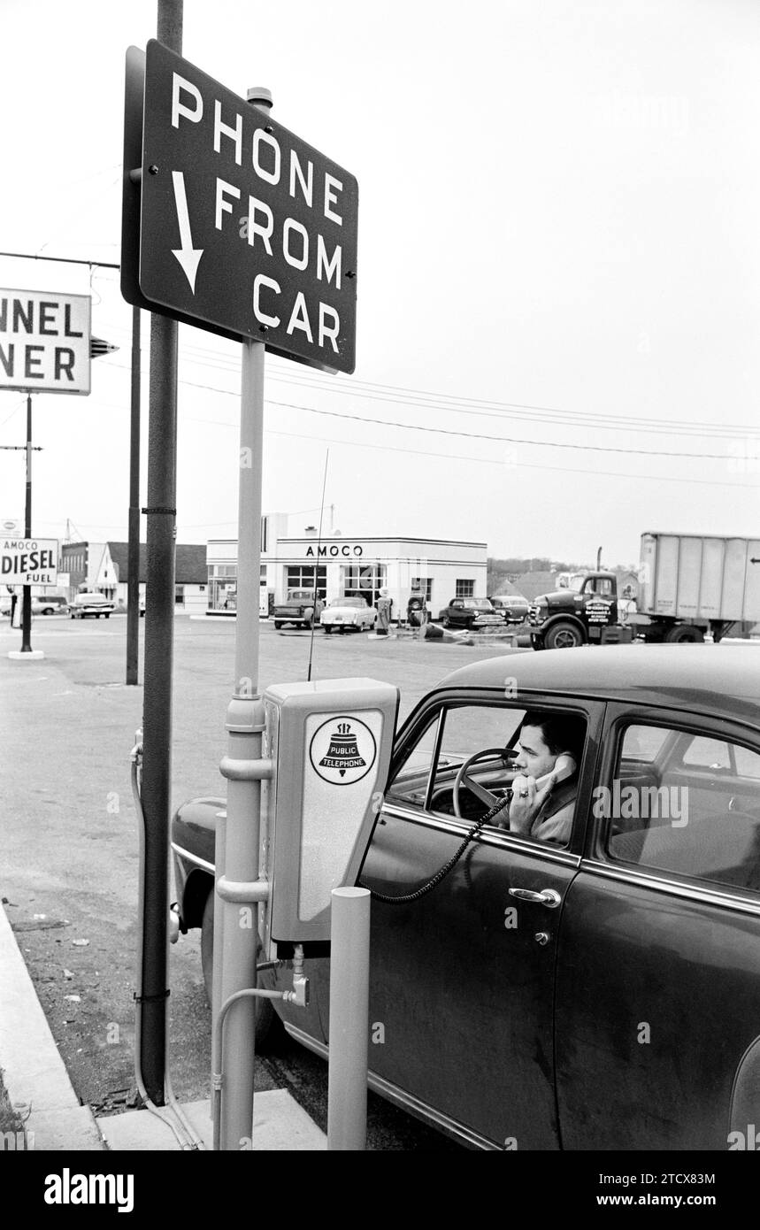 Man drive thru Black and White Stock Photos & Images - Alamy