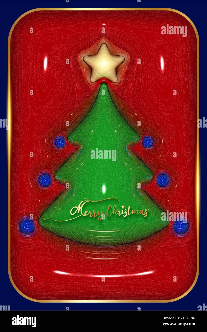 Three bright festive christmas Stock Vector Images - Alamy