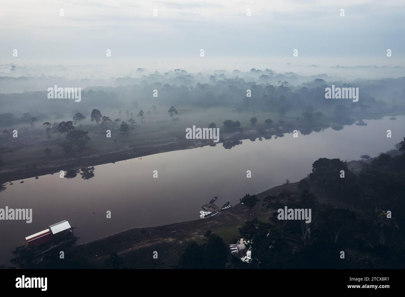 Aerial view amazon river flying hi-res stock photography and images - Alamy