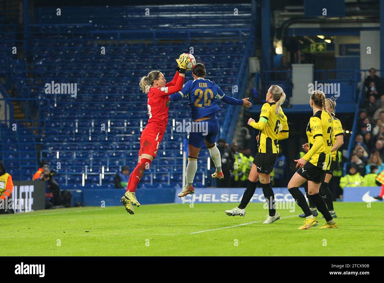 14th December 2023; Stamford Bridge, London, England: UEFA Womens ...