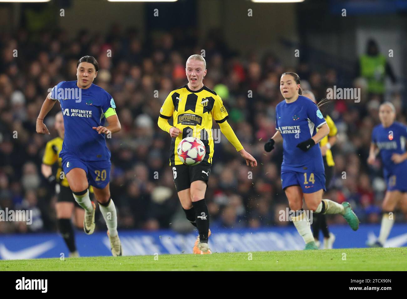 14th December 2023; Stamford Bridge, London, England: UEFA Womens ...