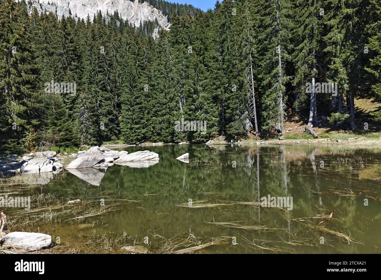 Landscape of Smolyan lakes at Rhodope Mountains, Smolyan Region ...