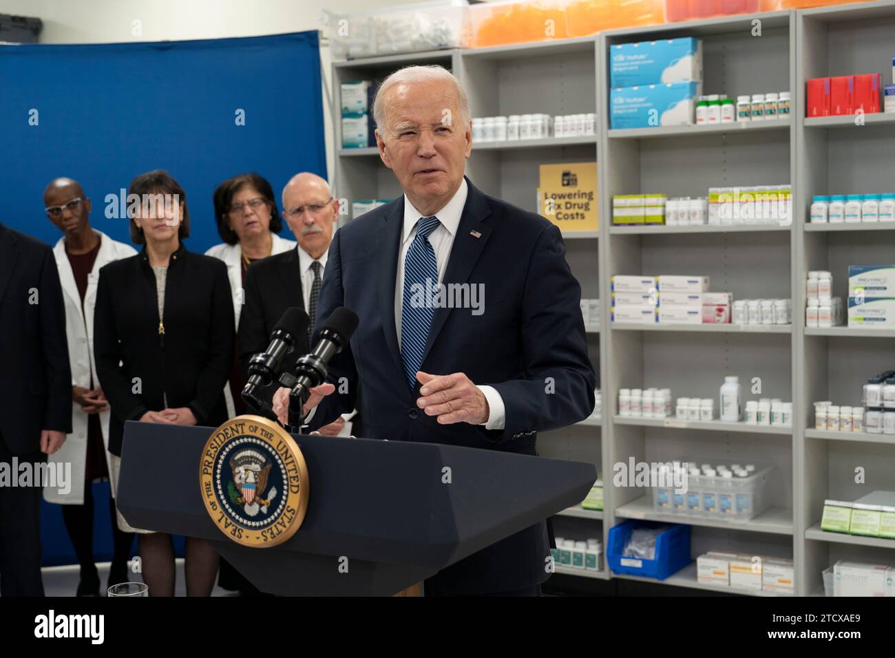 United States President Joe Biden makes remarks on his administrationâ ...