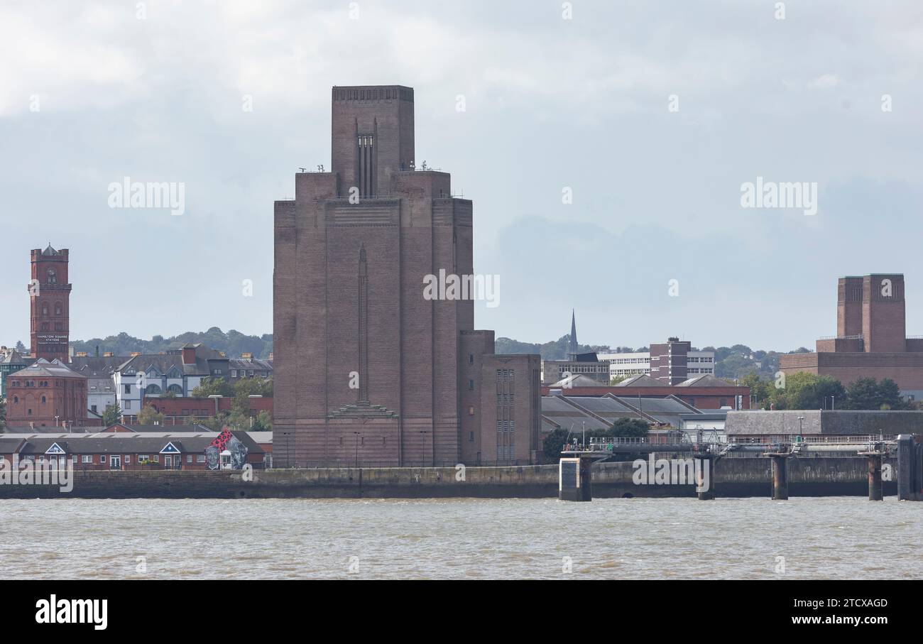 Liverpool, united kingdom May, 16, 2023 Queensway ventilation station ...