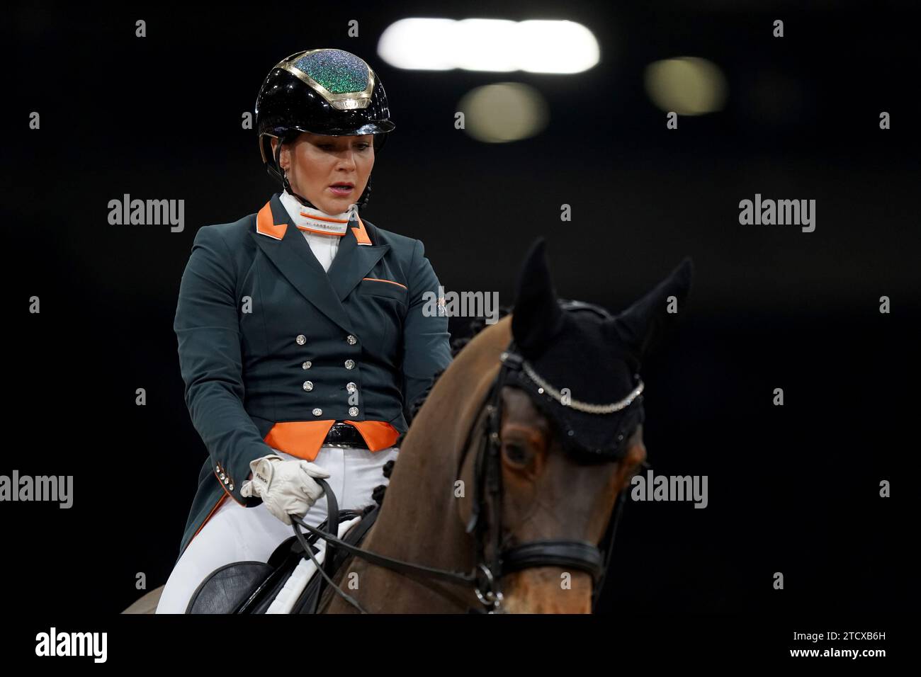 Giraldo ridden by Ireland's Abigail Lyle during the FEI Dressage World ...