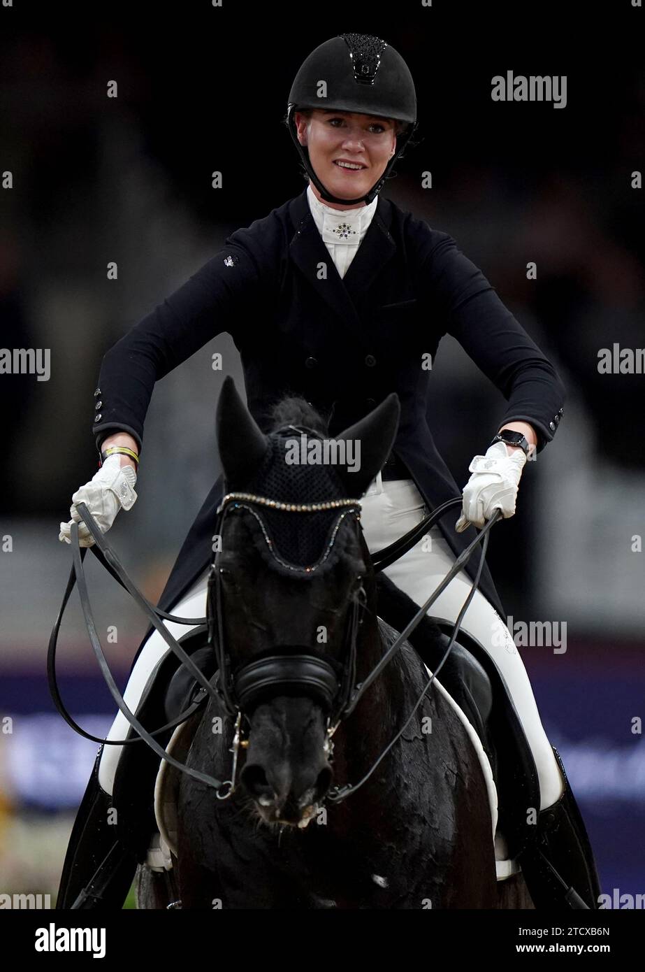 Boston STH ridden by Denise Nekeman during the FEI Dressage World Cup ...