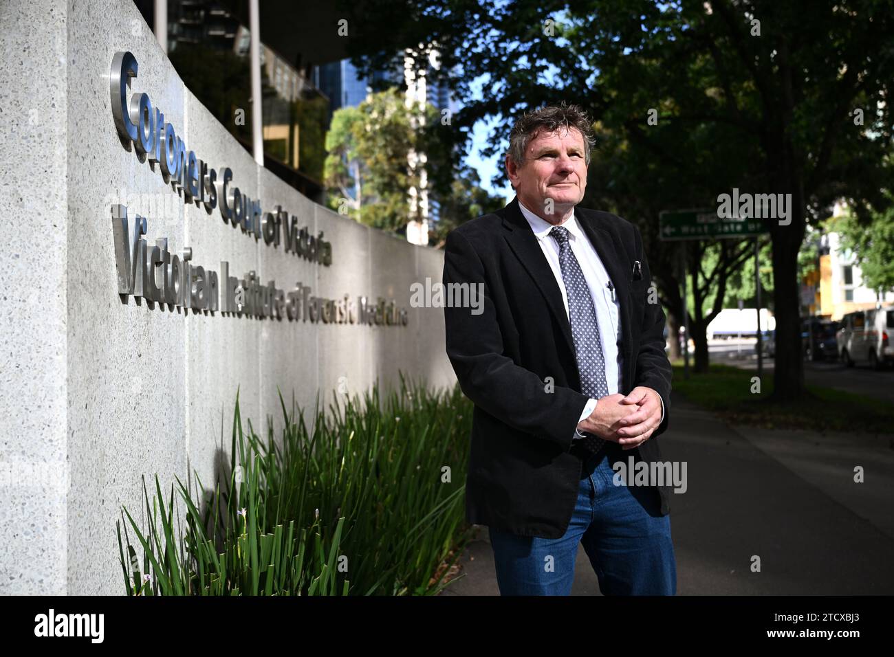 Melbourne, Australia. 15th Dec, 2023. Paul Warren, father of Elly ...