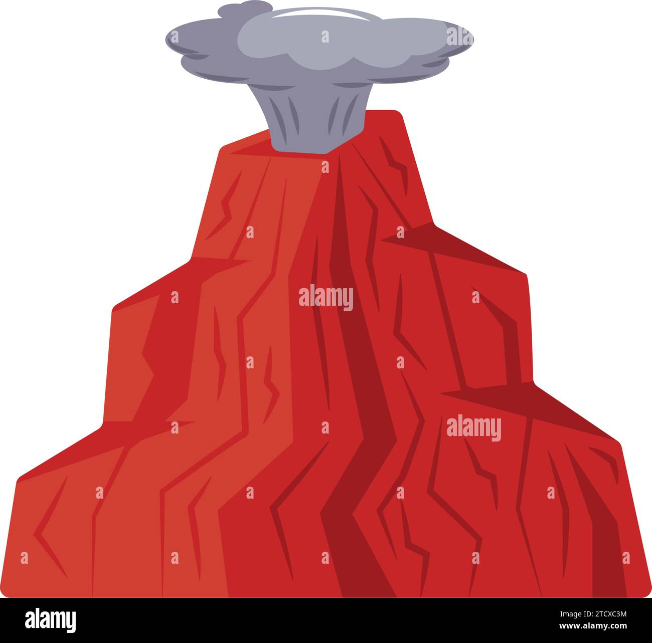 volcano smoke cloud Stock Vector Image & Art - Alamy