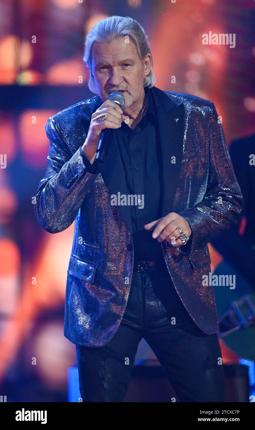 Leipzig, Germany. 14th Dec, 2023. Irish singer Johnny Logan will be on ...