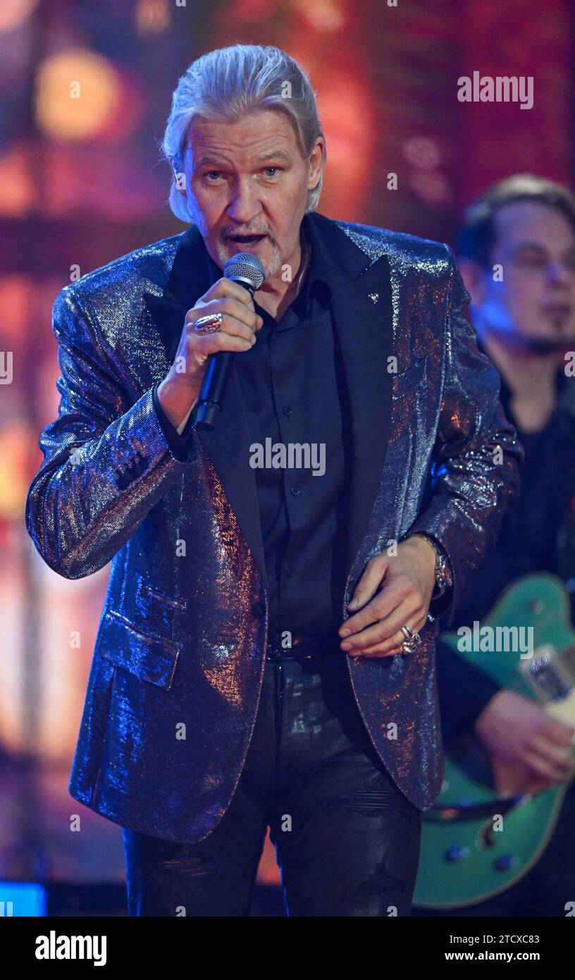 Leipzig, Germany. 14th Dec, 2023. Irish singer Johnny Logan will be on ...