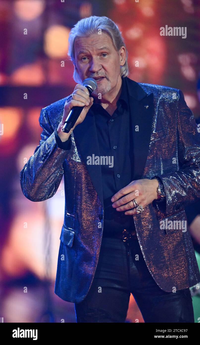 Leipzig, Germany. 14th Dec, 2023. Irish singer Johnny Logan will be on ...