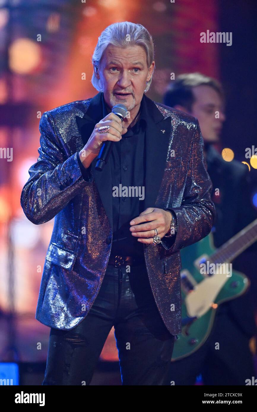 Leipzig, Germany. 14th Dec, 2023. Irish singer Johnny Logan will be on ...