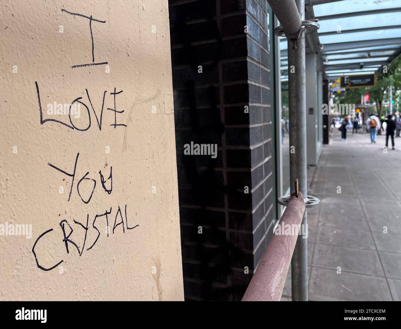Seattle, USA. 7 Sep, 2023. Seattle graffiti downtown Stock Photo - Alamy