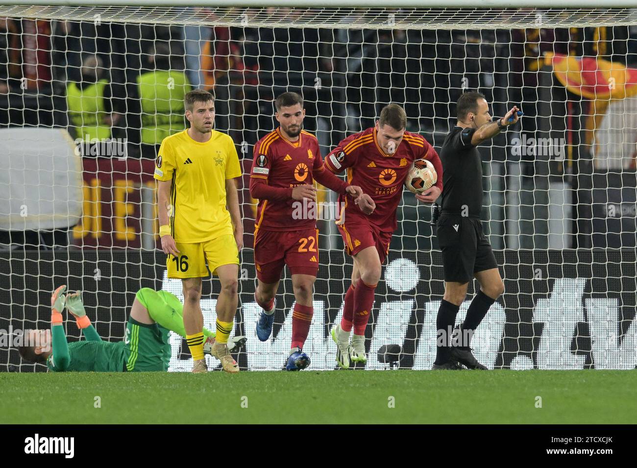 Stadio Olimpico, Rome, Italy. 14th Dec, 2023. Europa League Football ...
