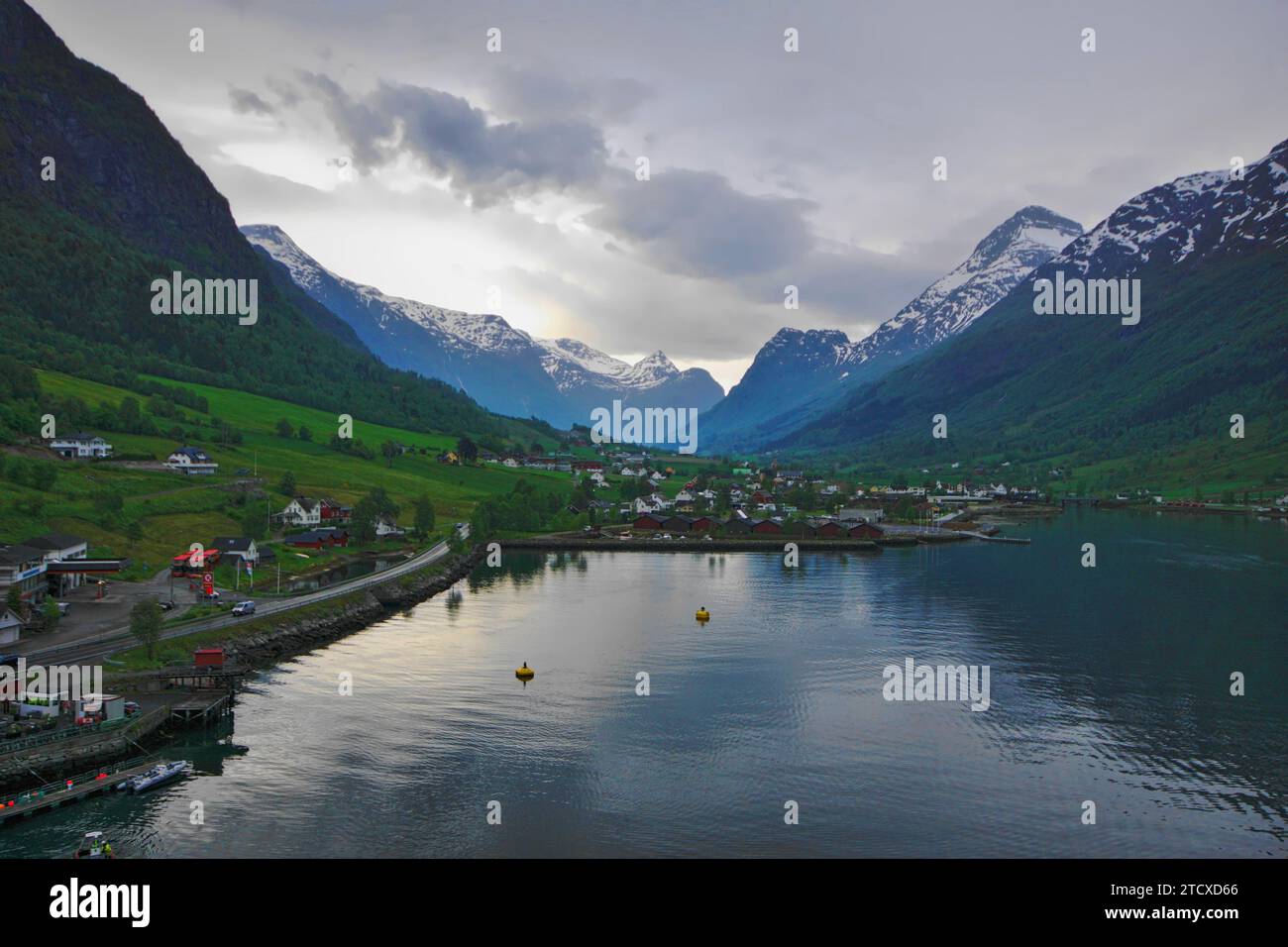 Nordfjord, and Olden with the Oldedalen Valley in the distance ...