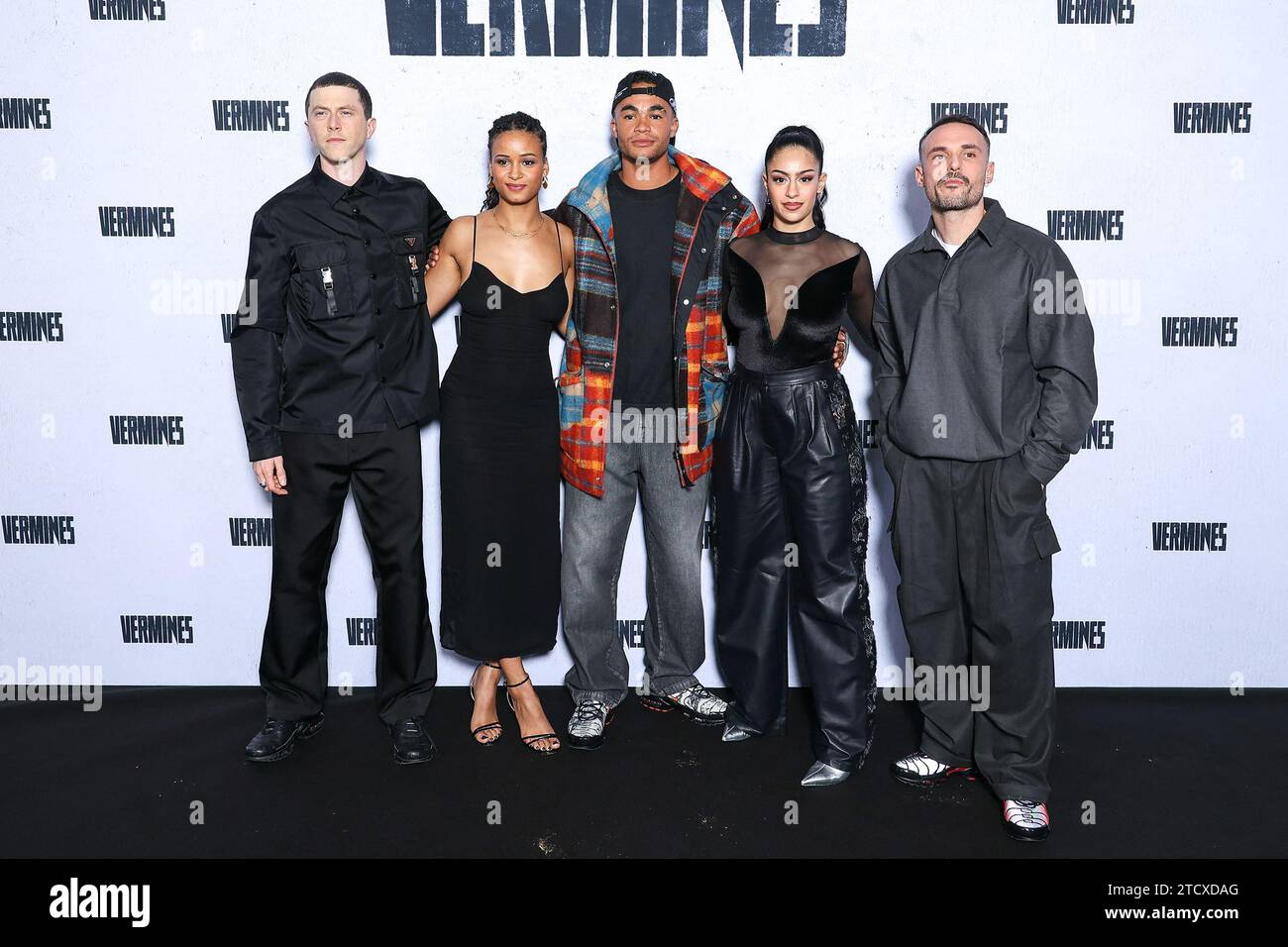 Paris, France. 14th Dec, 2023. Finnegan Oldfield, Lisa Nyarko, Theo ...