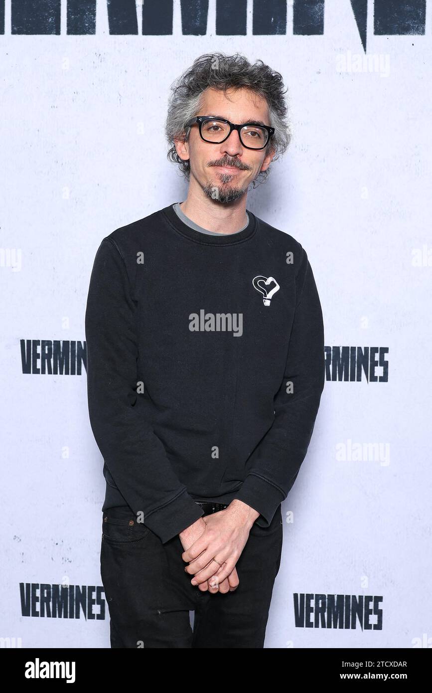 Paris, France. 14th Dec, 2023. Bruno Muschio aka Navo attends 'Vermines ...