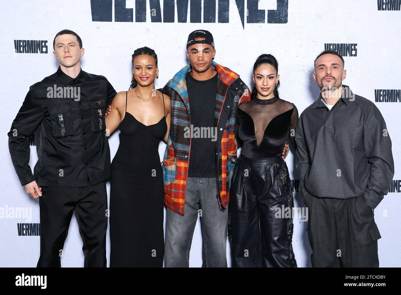 Paris, France. 14th Dec, 2023. Finnegan Oldfield, Lisa Nyarko, Theo ...
