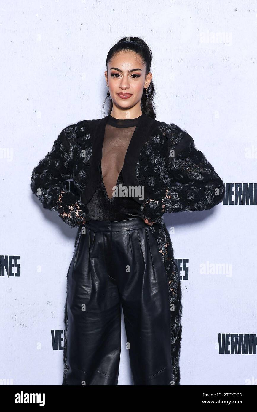 Paris, France. 14th Dec, 2023. Sofia Lesaffre attends 'Vermines' Paris Film Premiere at Cinema ...