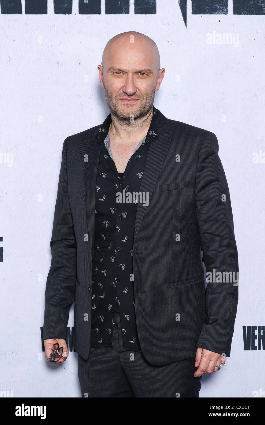 Paris, France. 14th Dec, 2023. Emmanuel Bonami attends 'Vermines' Paris Film Premiere at Cinema ...