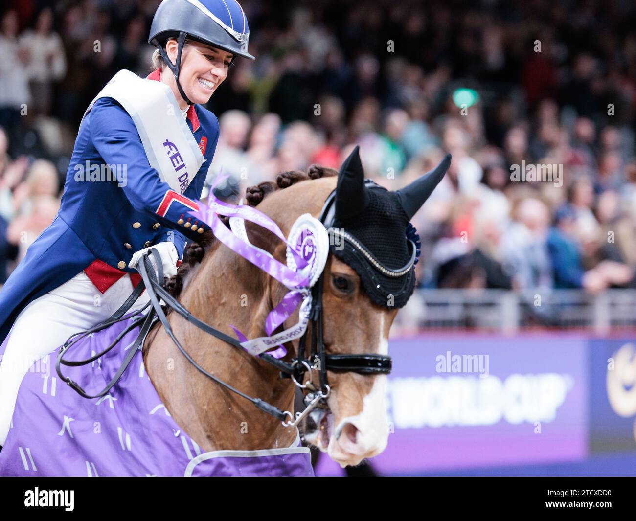 Charlotte Dujardin of Great Britain with Imhotep winner of the FEI ...