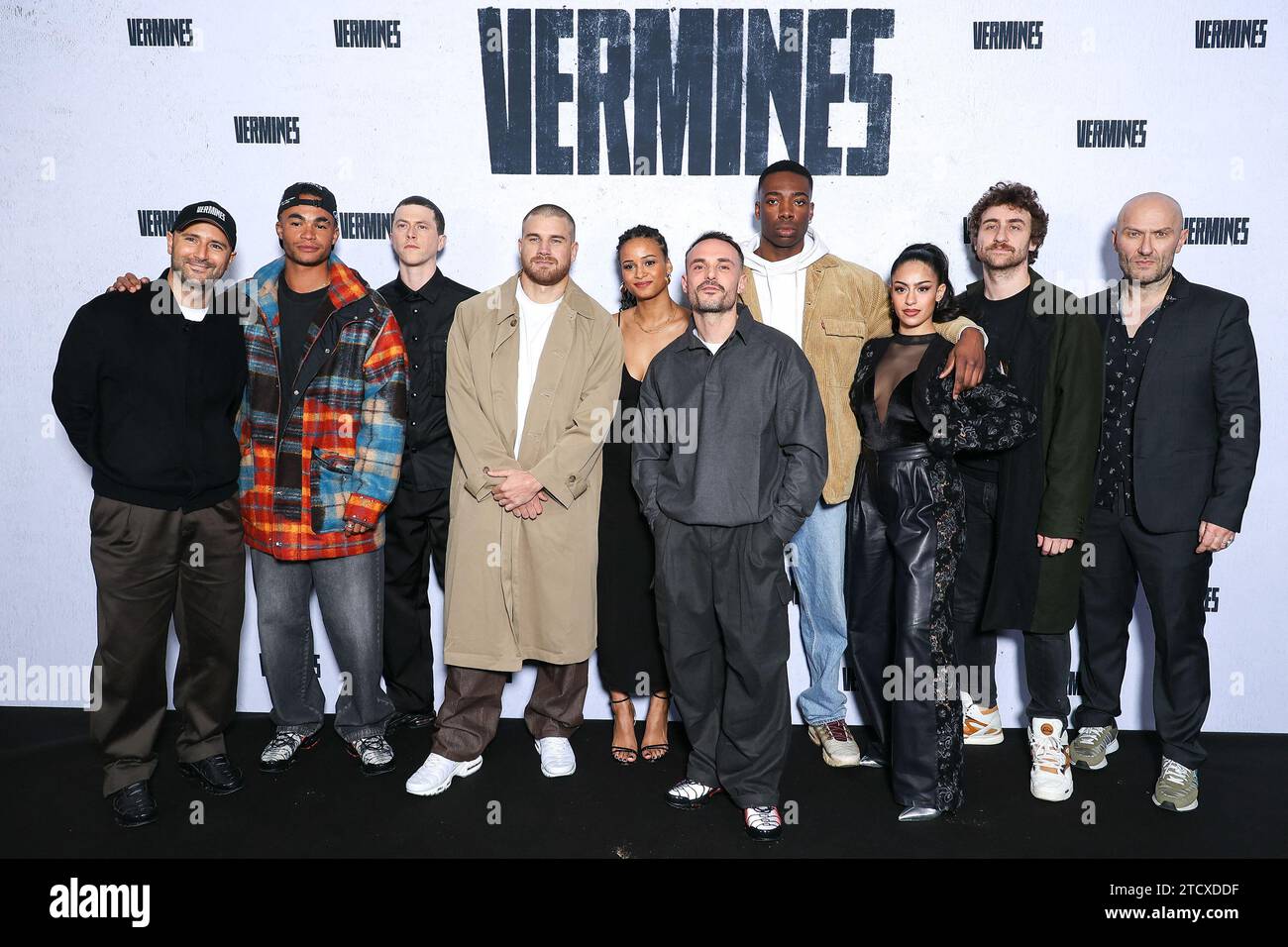 Paris, France. 14th Dec, 2023. Producer Harry Tordjman, Theo Christine ...