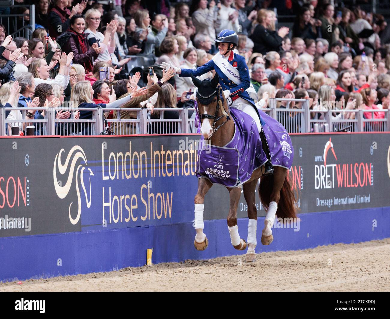 Charlotte Dujardin of Great Britain with Imhotep winner of the FEI ...