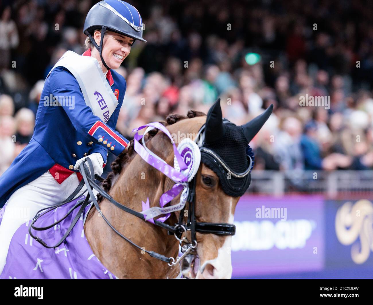 Charlotte Dujardin of Great Britain with Imhotep winner of the FEI ...