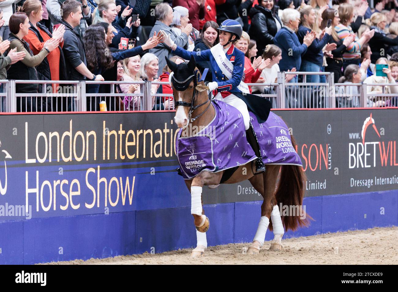 Charlotte Dujardin of Great Britain with Imhotep winner of the FEI ...