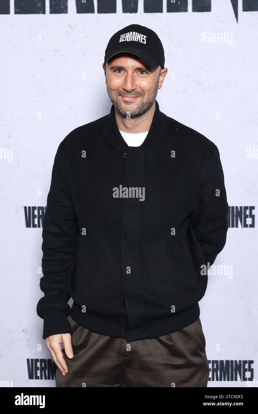 Paris, France. 14th Dec, 2023. Harry Tordjman attends 'Vermines' Paris ...