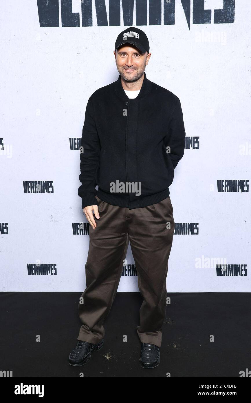 Paris, France. 14th Dec, 2023. Harry Tordjman attends 'Vermines' Paris ...