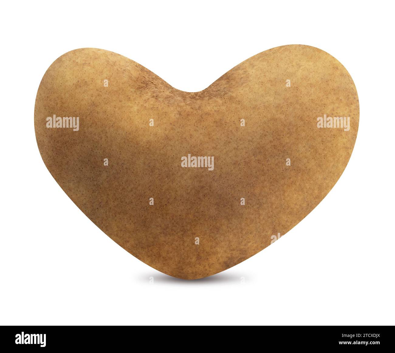 Isolated Heart Shape Potato Stock Photo - Alamy
