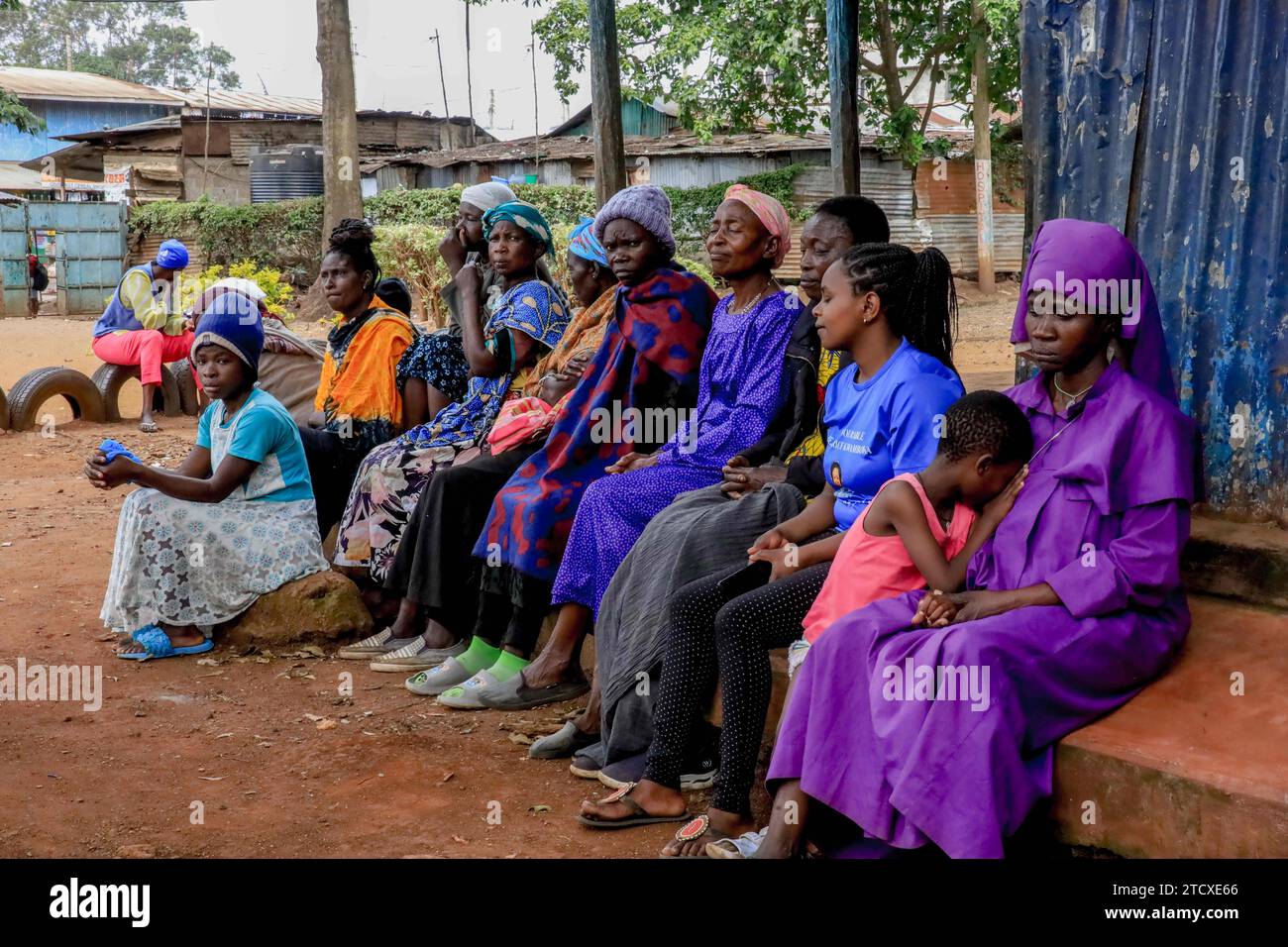NAIROBI, Africa. 12th Dec, 2023. Residents of Kibera Slum received ...