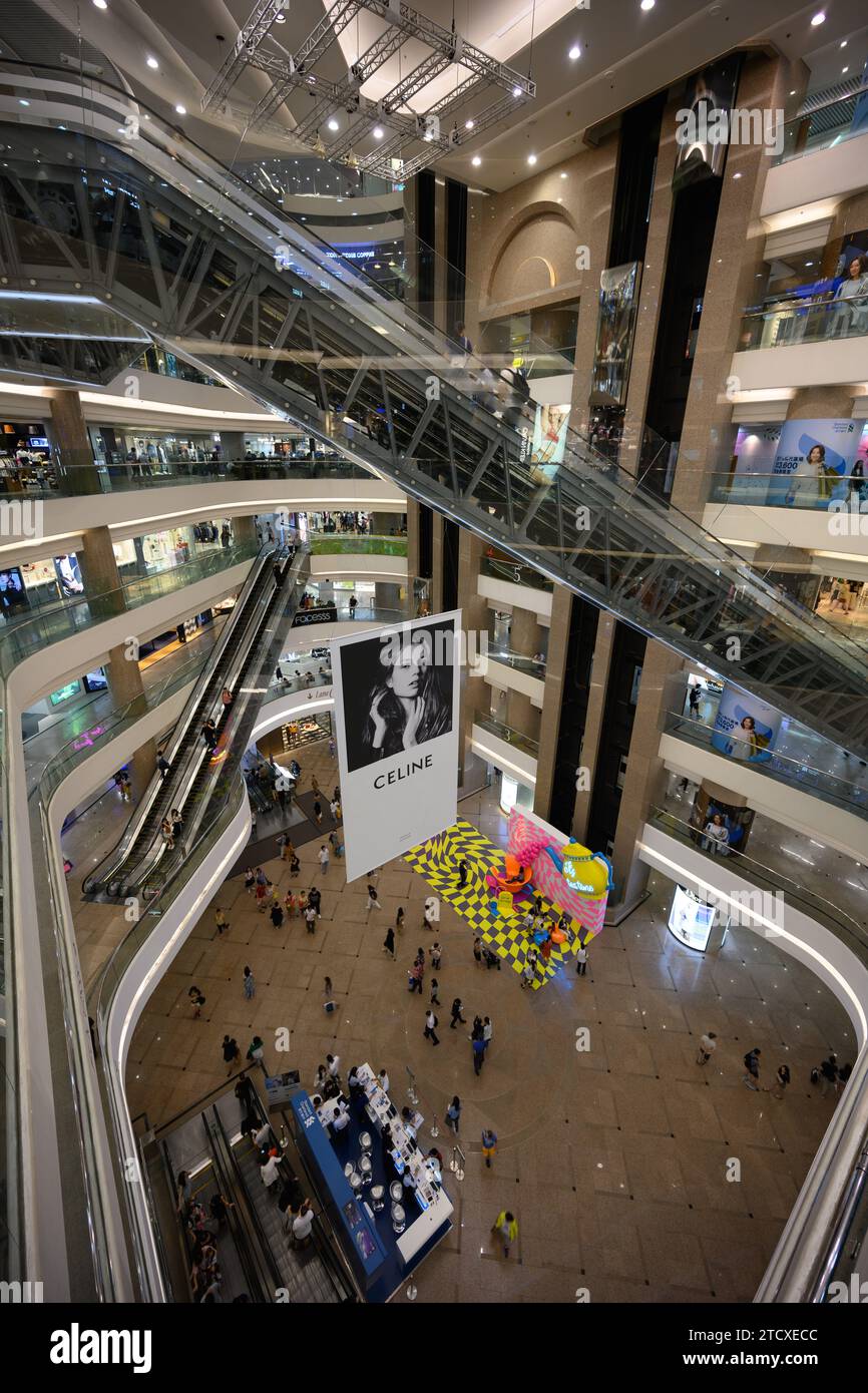 HONG KONG - Mar 18, 2019: Times Square interior. Time Square mall is a ...
