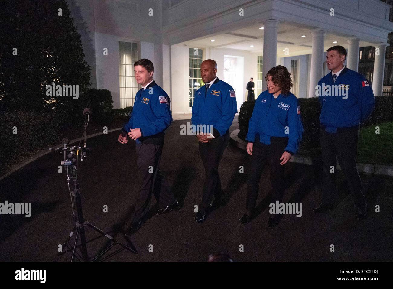 Washington, United States. 14th Dec, 2023. Artemis II crew members Reid ...