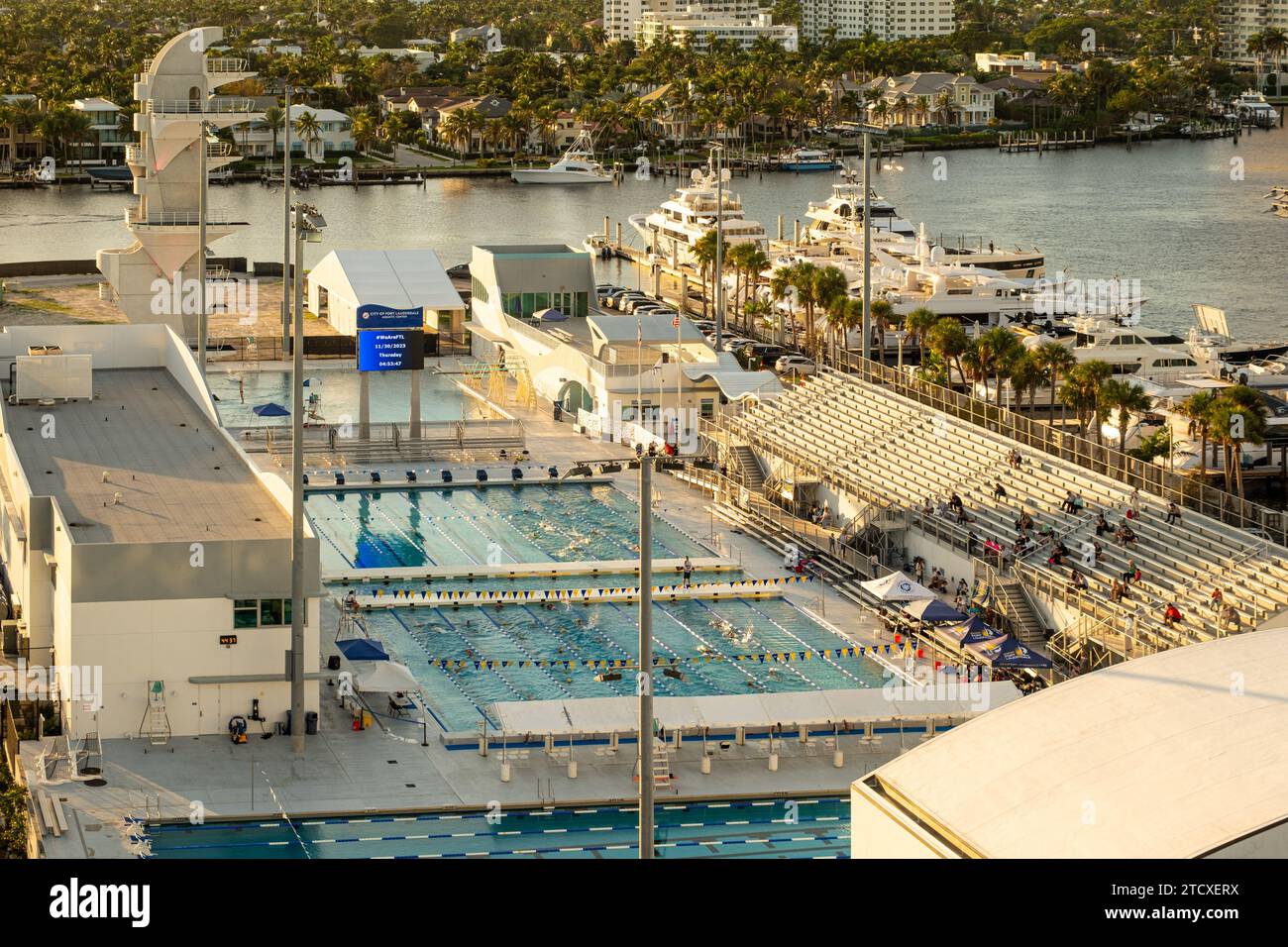 FORT LAUDERDALE, FLORIDA - December 1, 2023: Fort Lauderdale Aquatic ...