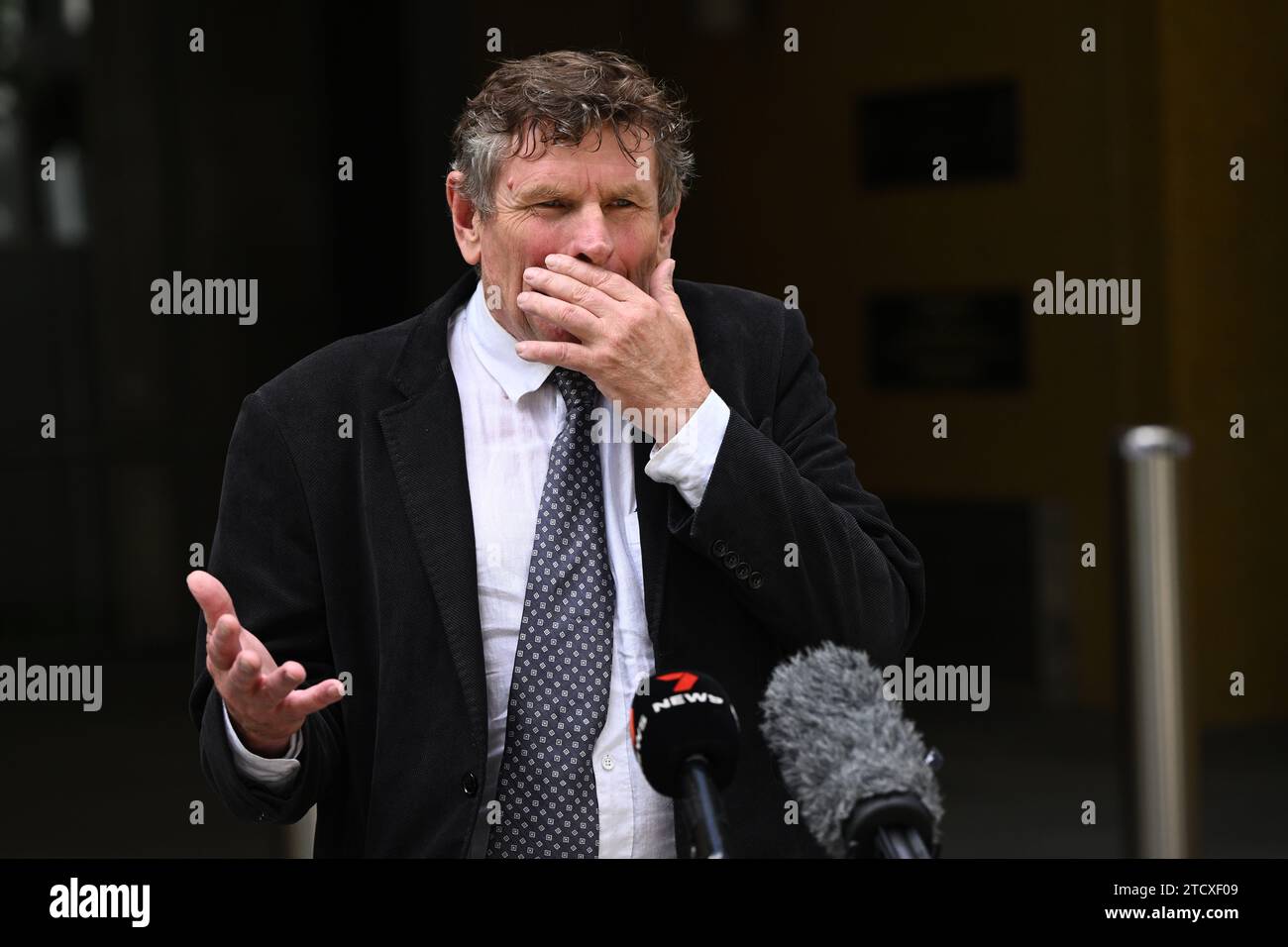 Melbourne, Australia. 15th Dec, 2023. Paul Warren, father of Elly ...