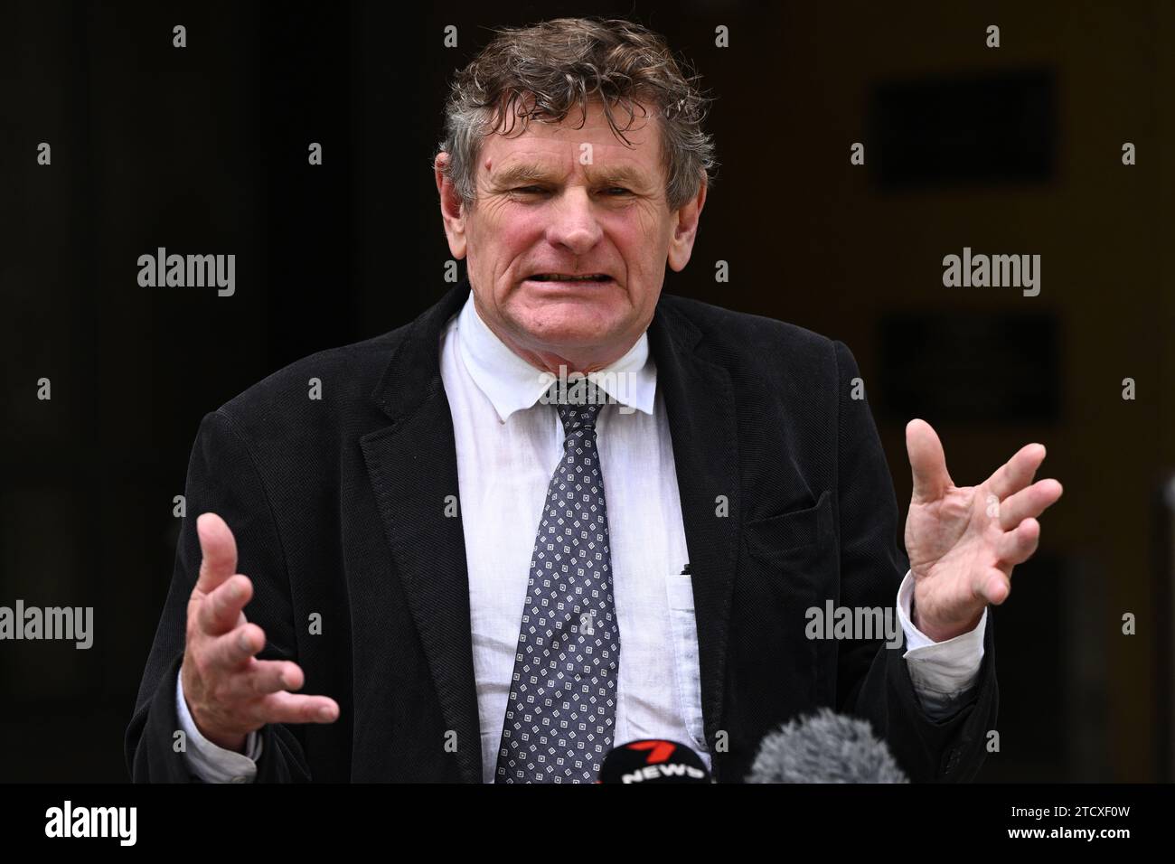 Melbourne, Australia. 15th Dec, 2023. Paul Warren, father of Elly ...