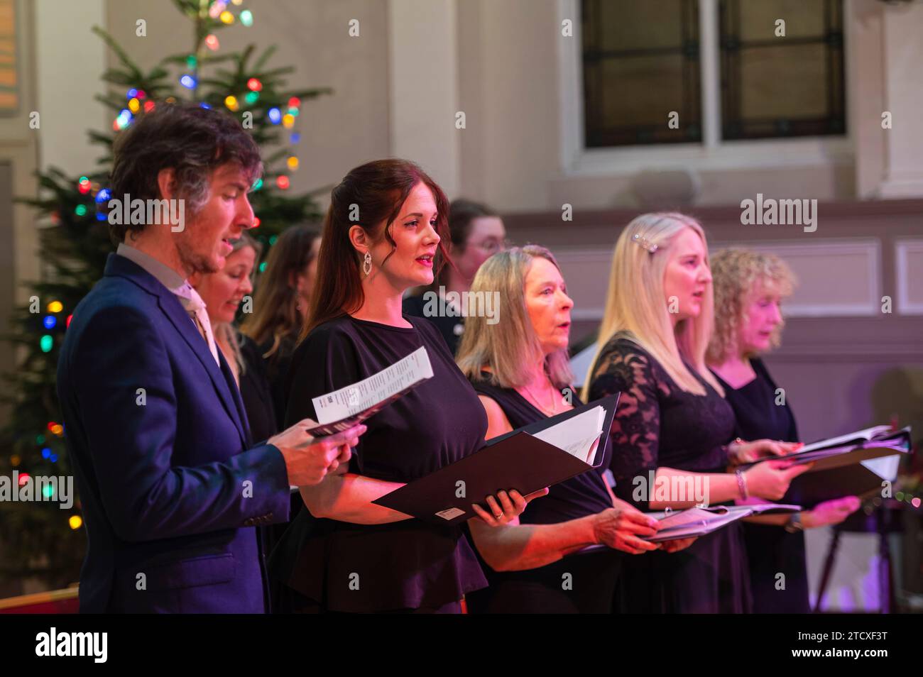 EDITORIAL USE ONLY The Military Wives Choir perform at the annual carol ...