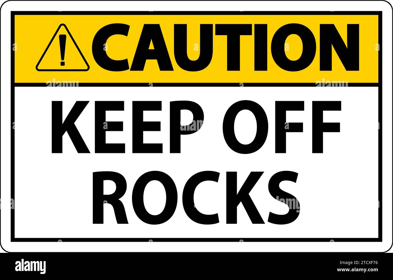 Keep off dangerous Stock Vector Images - Alamy